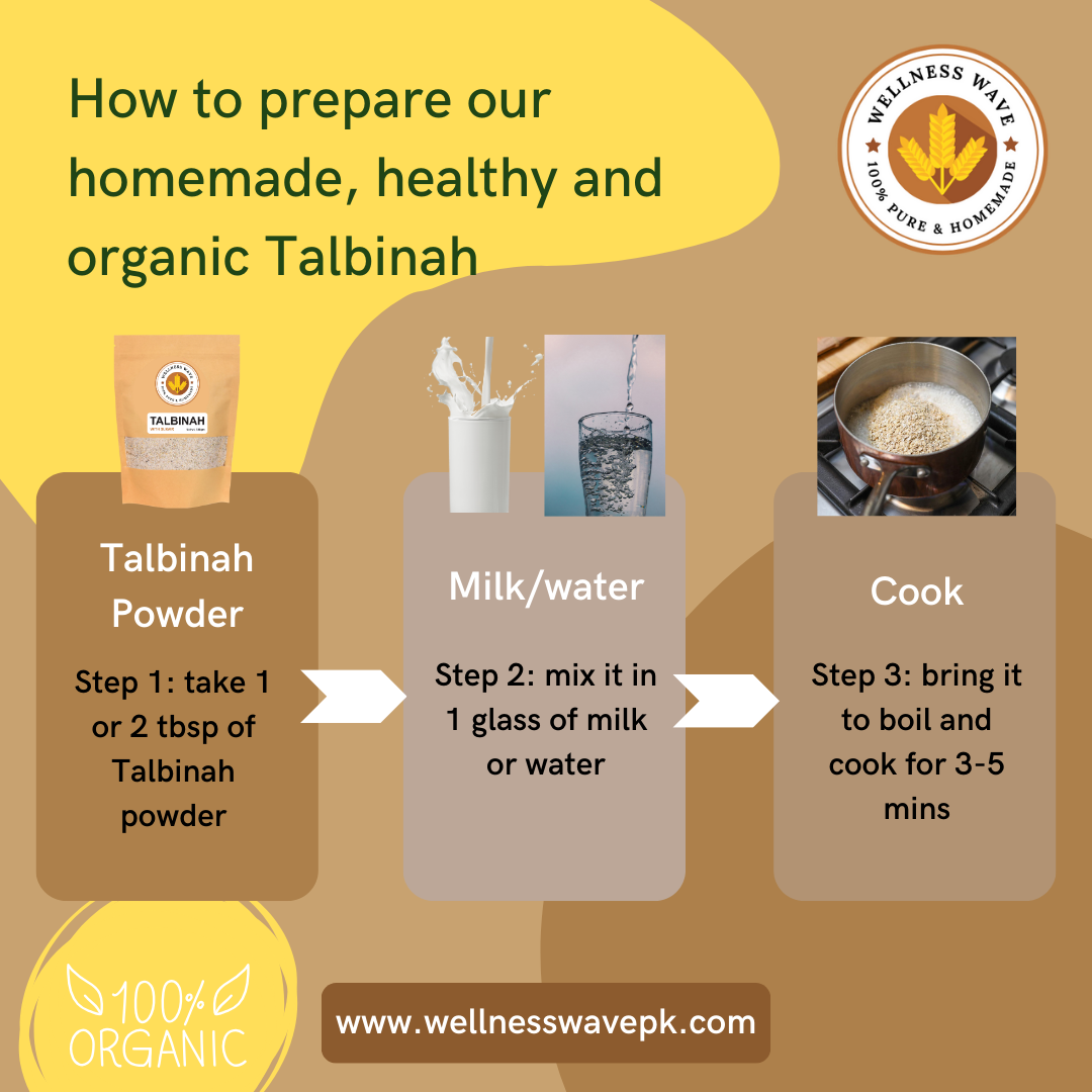 Talbinah Powder -Sugar Free - 100% Organic – Wellness Wave