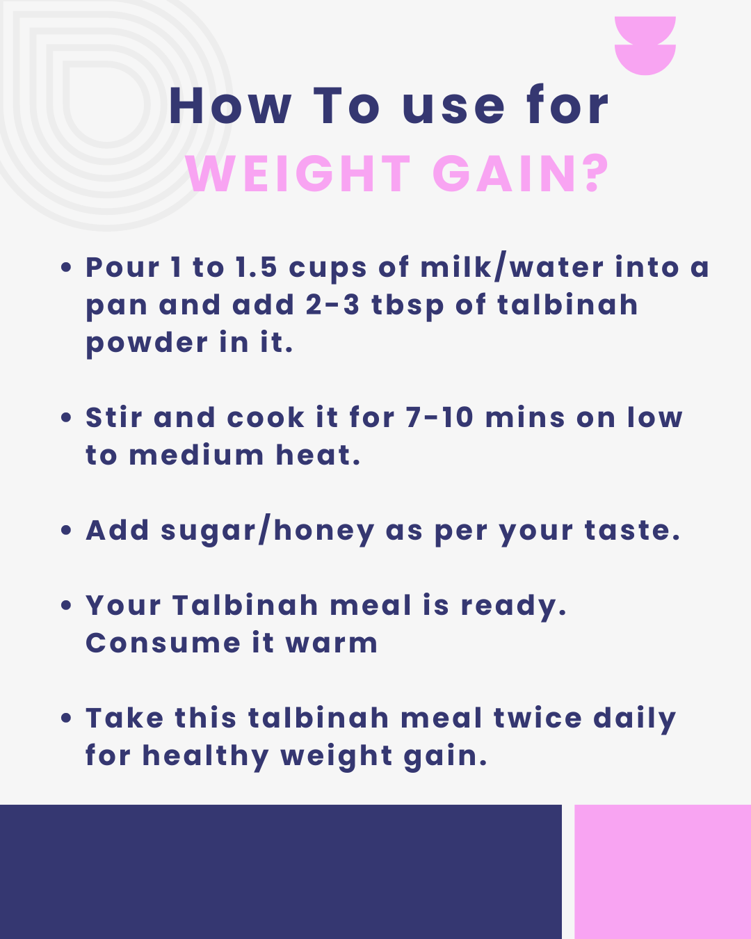 Talbinah for Weight Gain- 100% Organic – Wellness Wave